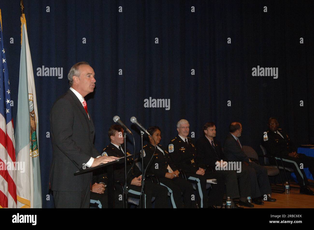 U.S. Park Police promotion ceremony, with Secretary Dirk Kempthorne ...