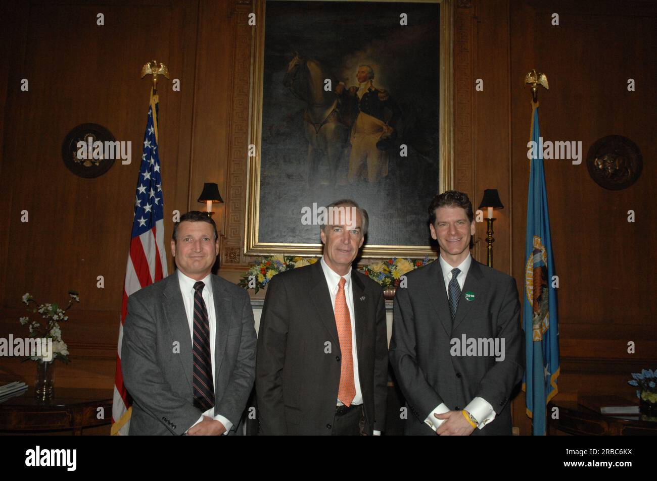 Secretary Dirk Kempthorne meeting at Main Interior with Mark Saferstein ...