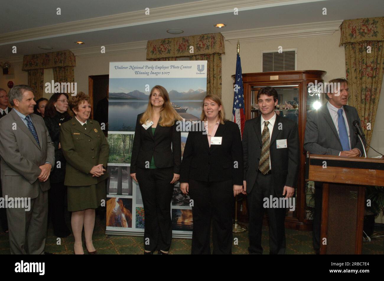 Ceremony bestowing the 2008 Harry Yount Ranger Award on Gary Moses, the ...