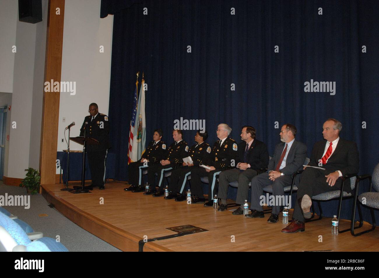 U.S. Park Police promotion ceremony, with Secretary Dirk Kempthorne ...