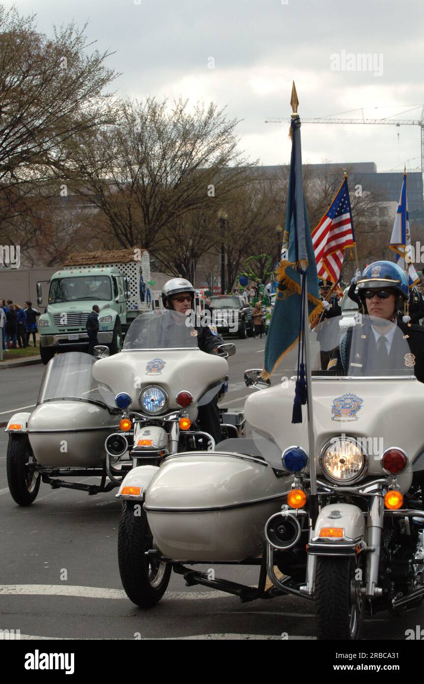 Annual St. Patrick's Day Parade along Constitution Avenue, Washington ...