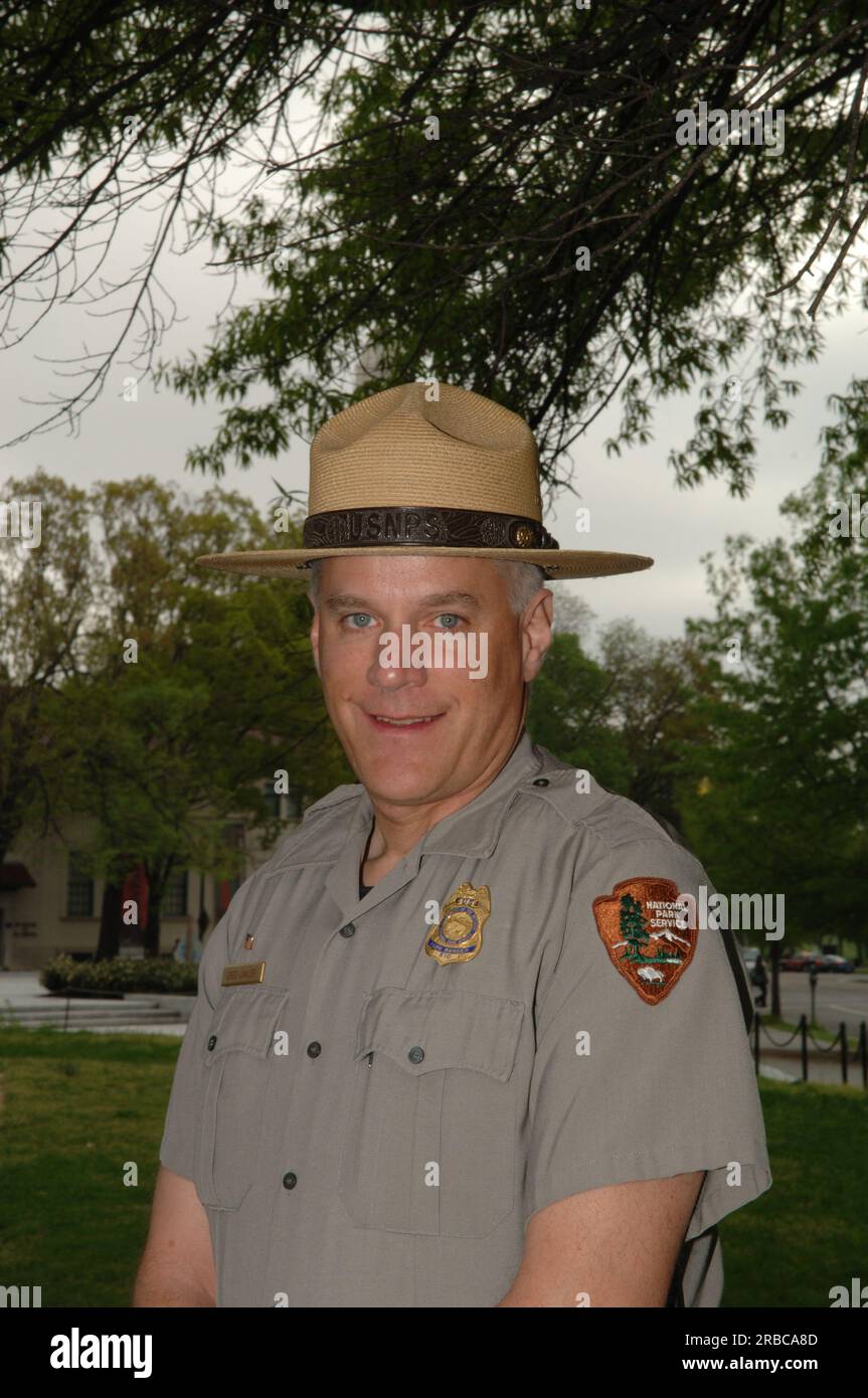 Portrait of Greg Lawler, Yosemite National Park Ranger Stock Photo - Alamy