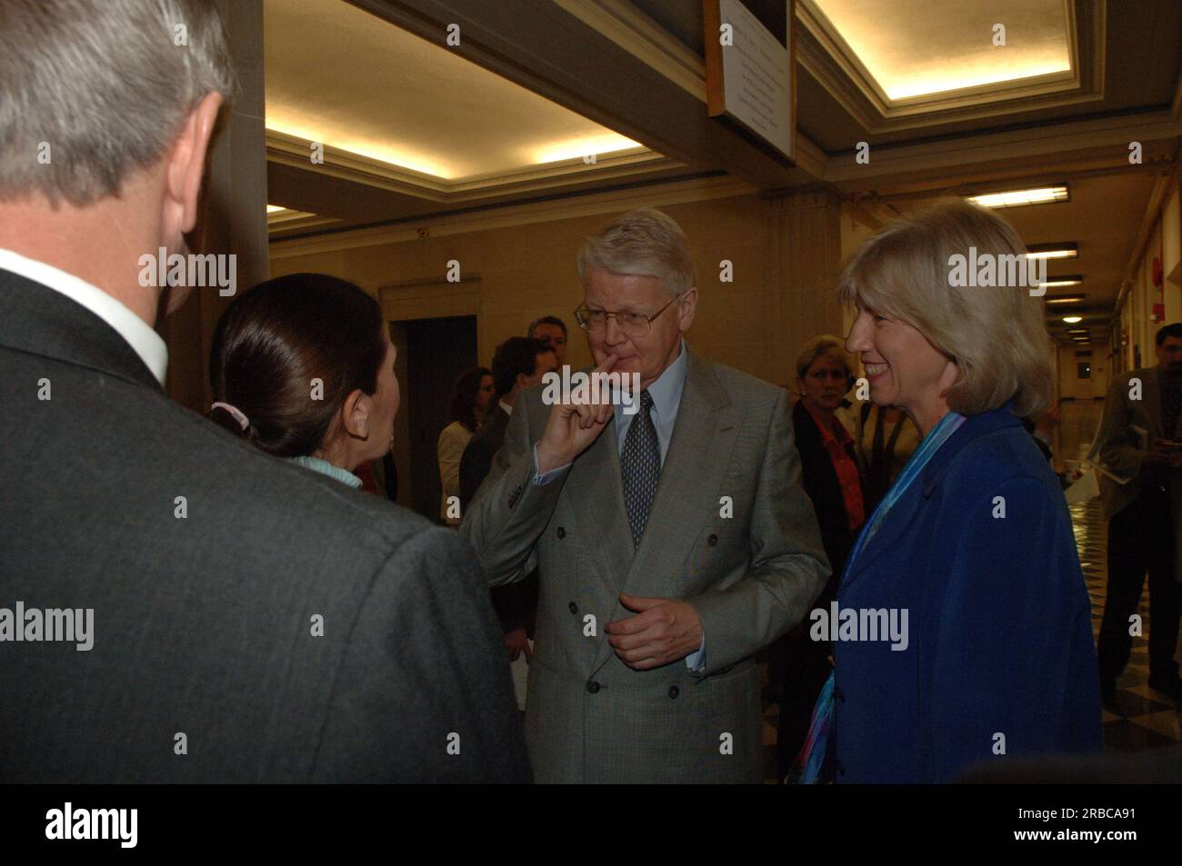 Amy Lamb photography exhibit opening at Main Interior, with Secretary ...