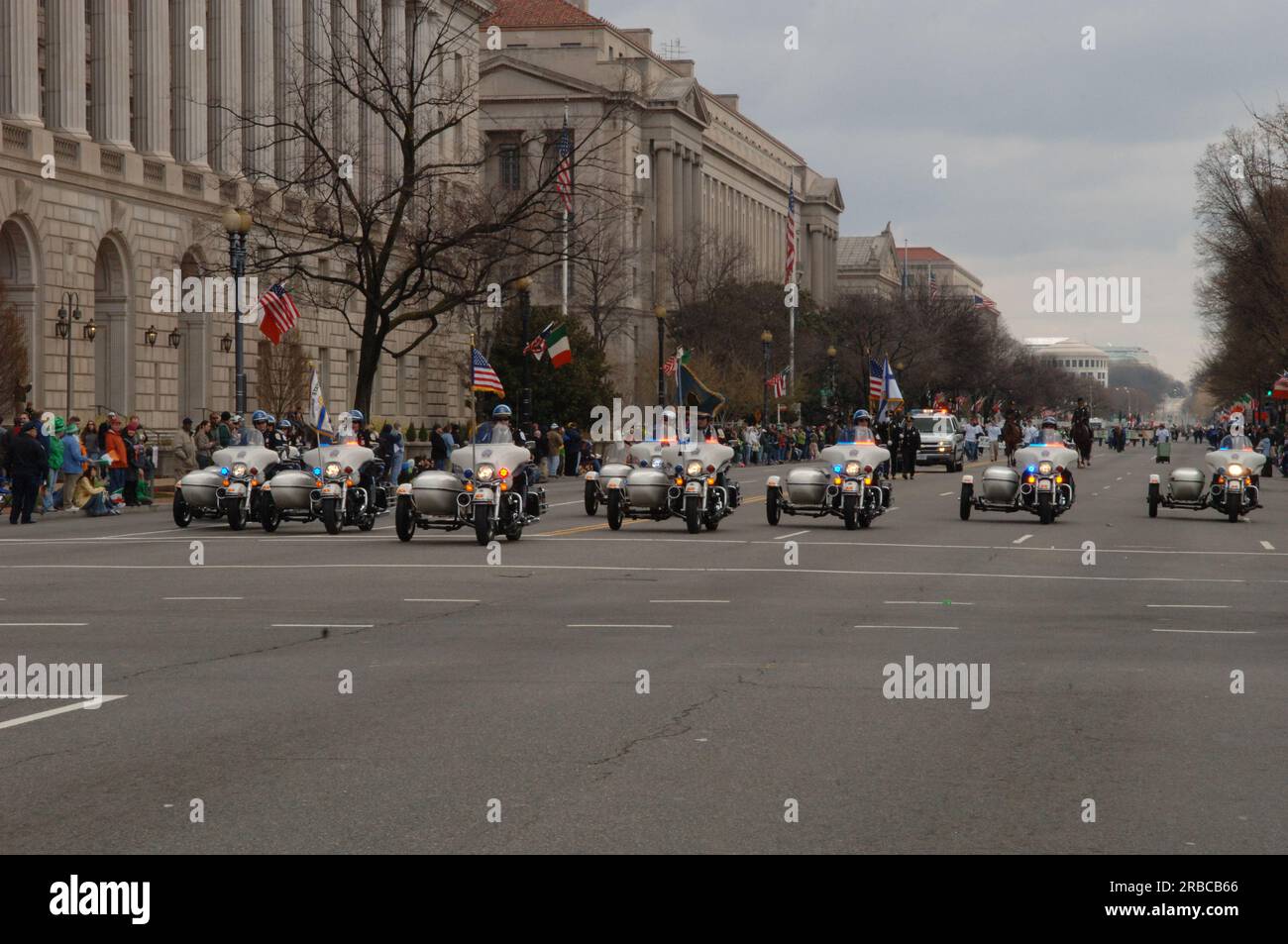 Annual St. Patrick's Day Parade along Constitution Avenue, Washington ...