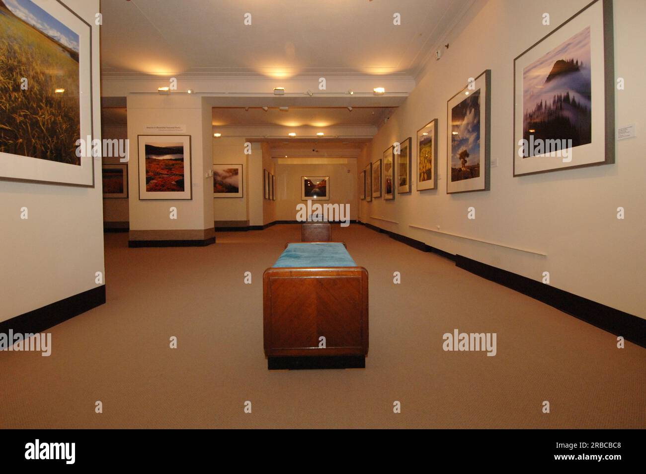 Interior Museum exhibits, viewing spaces Stock Photo - Alamy