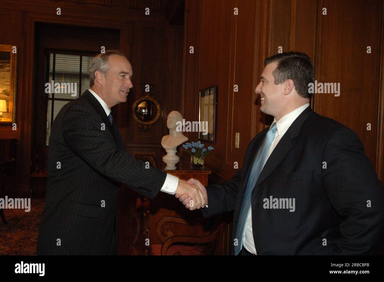 Secretary Dirk Kempthorne with David Lehman, Senior Advisor to the ...