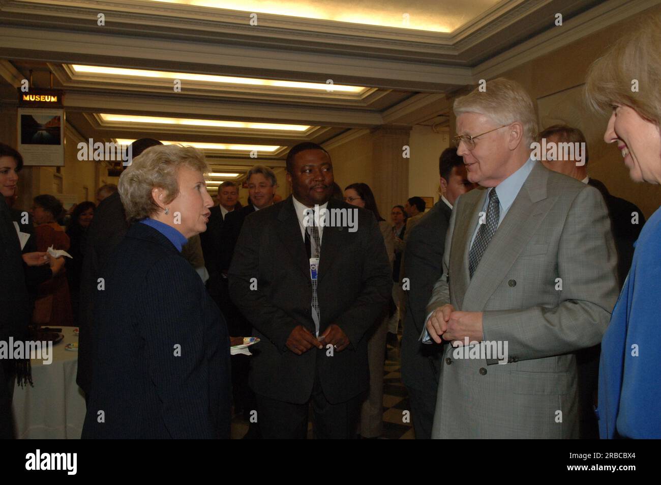 Amy Lamb photography exhibit opening at Main Interior, with Secretary ...