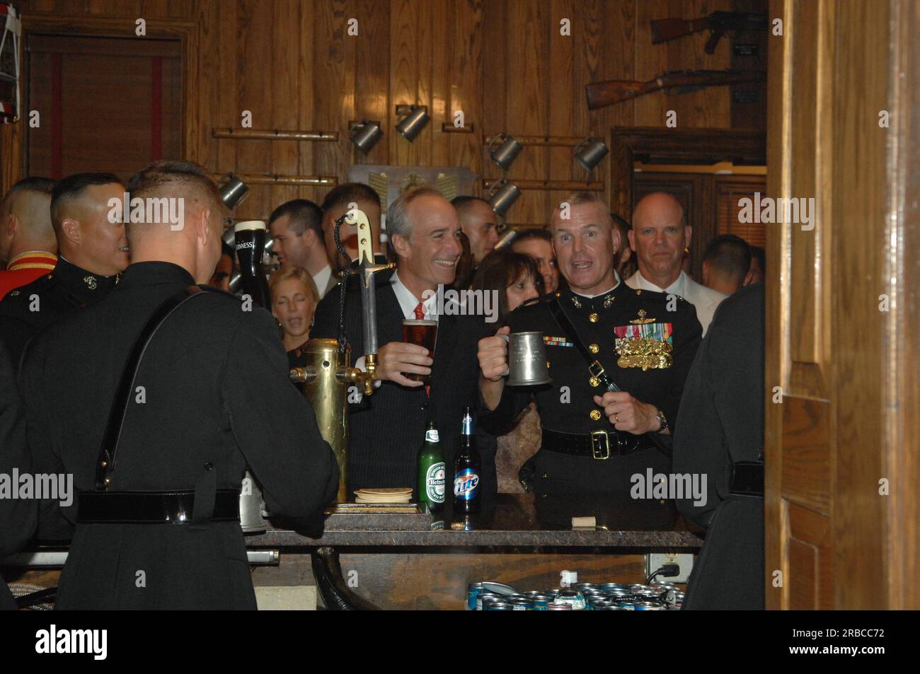 Visit of Secretary Dirk Kempthorne to the Marine Barracks, Washington ...