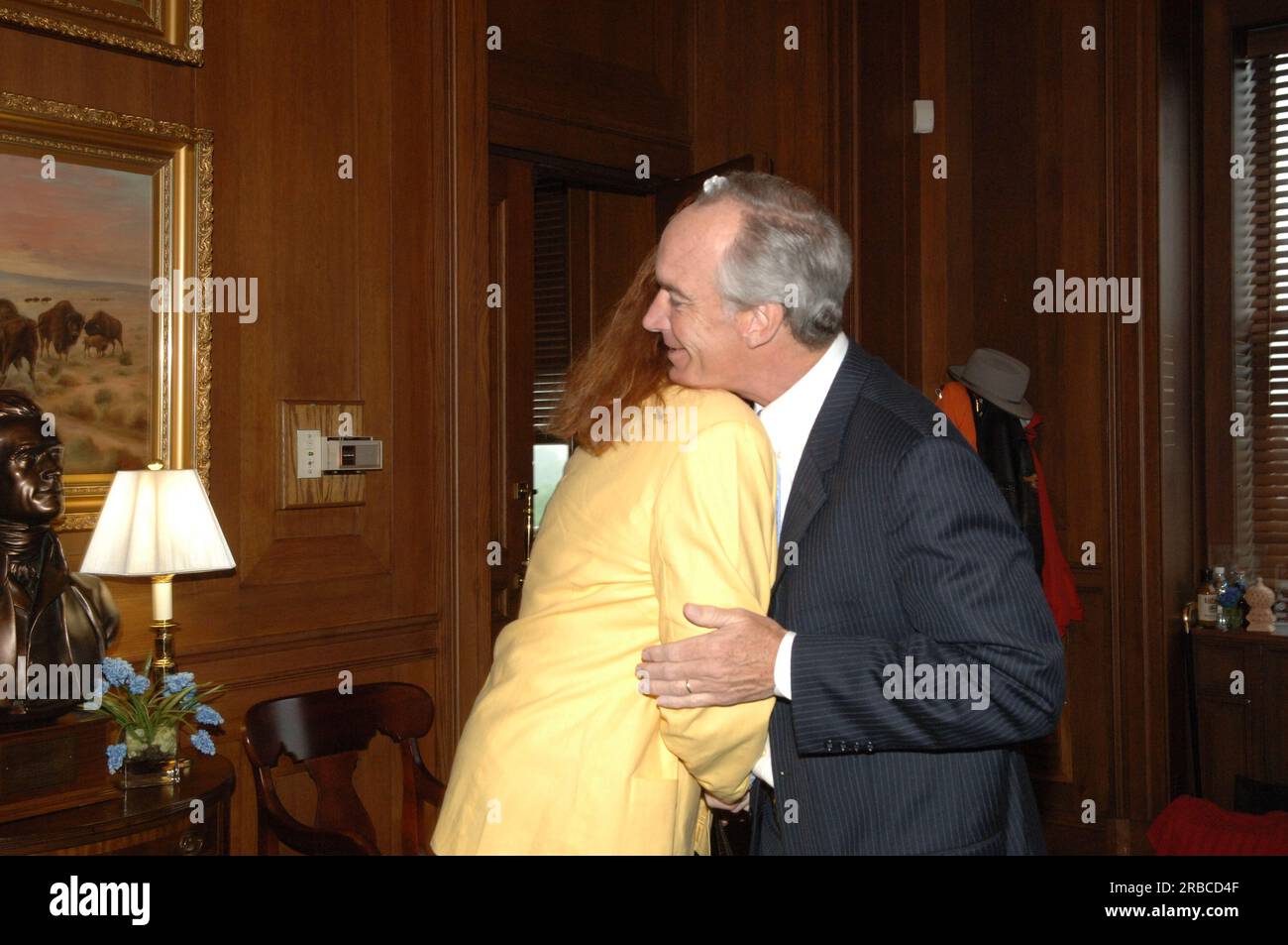 Secretary Dirk Kempthorne receiving visit at Main Interior from Rusty ...