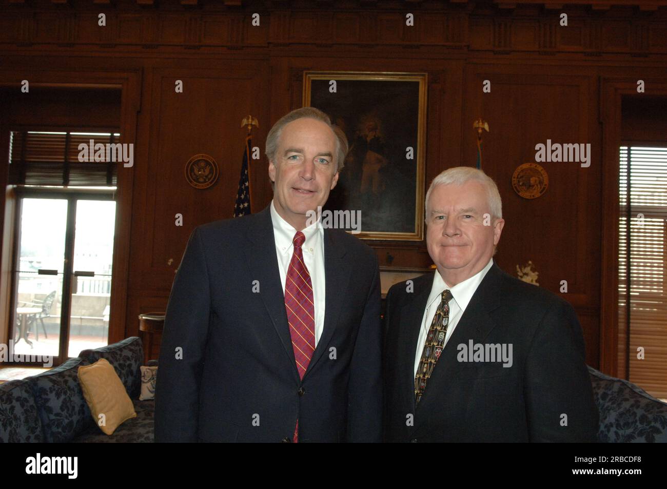 Secretary Dirk Kempthorne at Main Interior with Thomas Moss, U.S ...