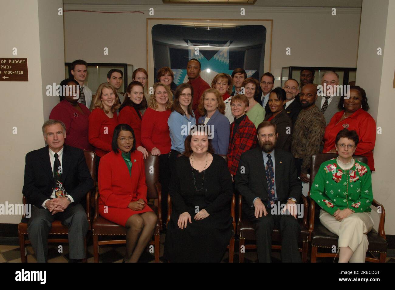 Group photo: Office of Budget Director Pamela Haze and staff, Main ...