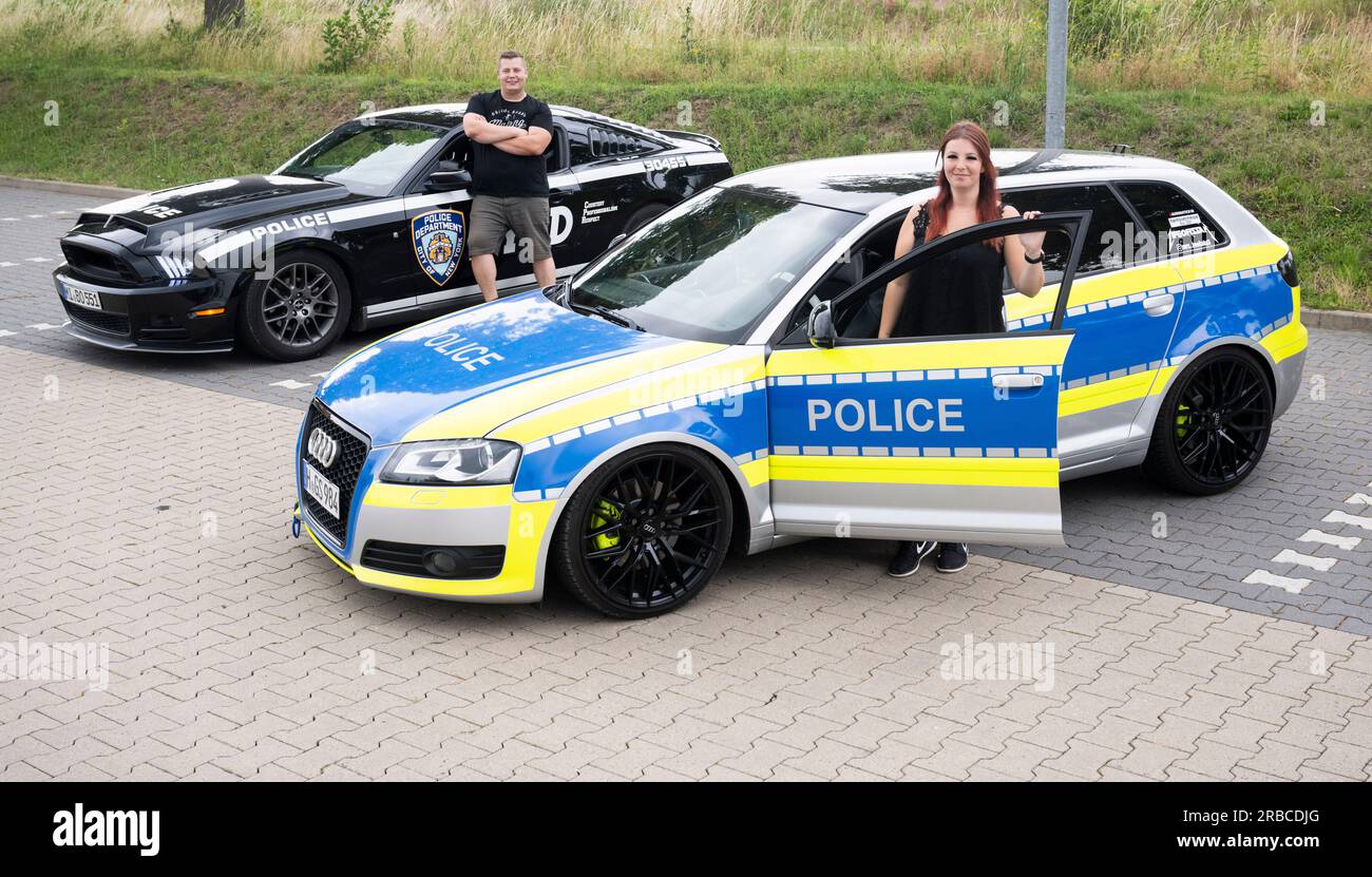 German Police Car Audi