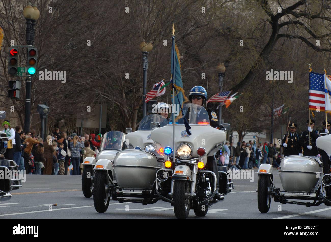 Annual St. Patrick's Day Parade along Constitution Avenue, Washington ...