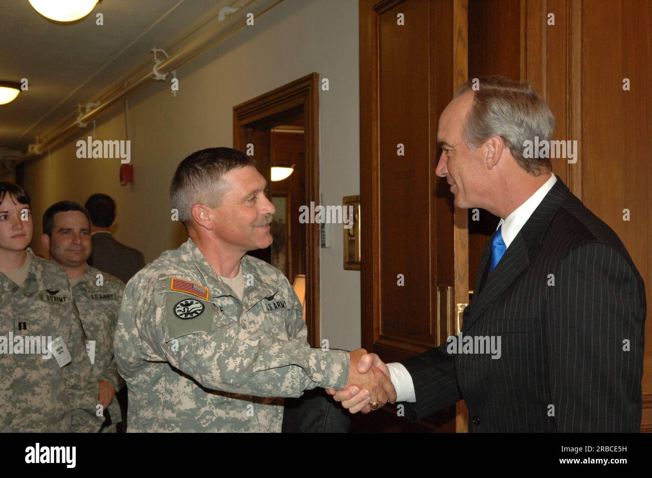 Secretary Dirk Kempthorne meeting at Main Interior with delegation from ...