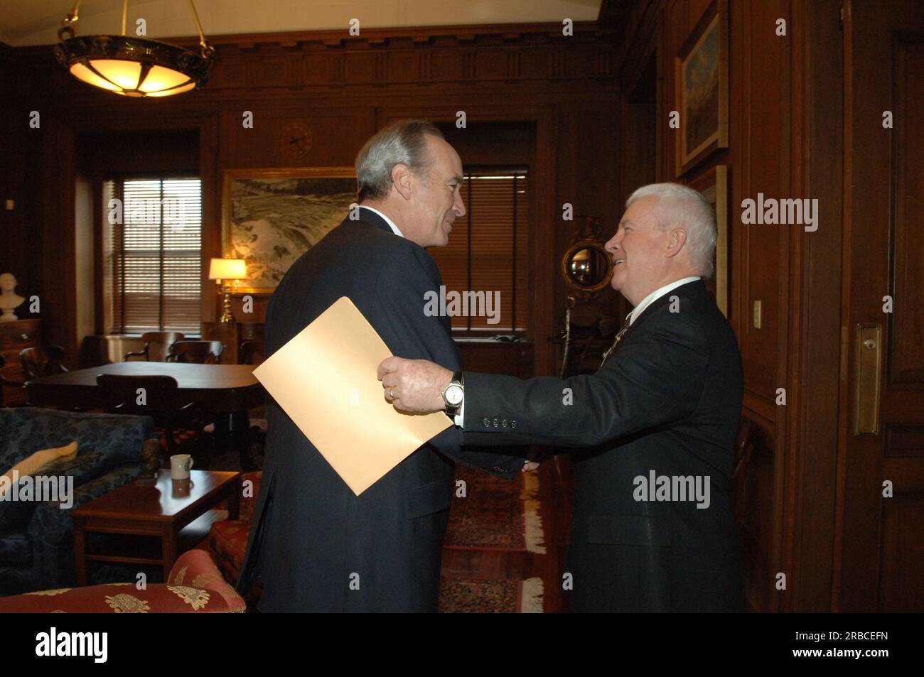 Secretary Dirk Kempthorne at Main Interior with Thomas Moss, U.S ...