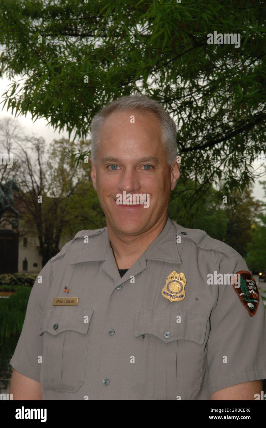 Portrait of Greg Lawler, Yosemite National Park Ranger Stock Photo - Alamy