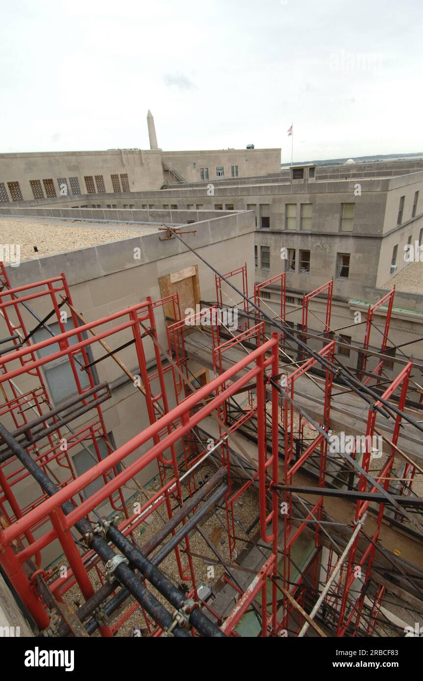 Main Interior Building: views from interior, exterior renovation ...