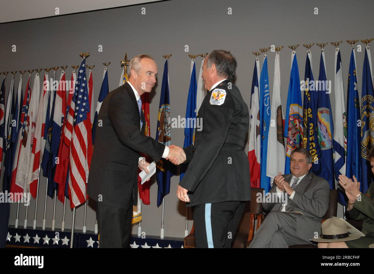 Swearing-in ceremony for U.S. Park Police Chief Salvatore Lauro, with ...