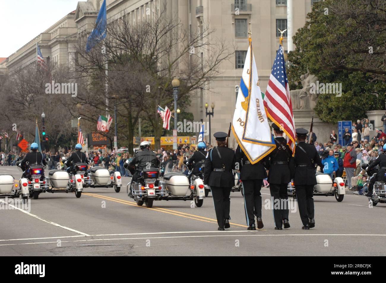Annual St. Patrick's Day Parade along Constitution Avenue, Washington ...