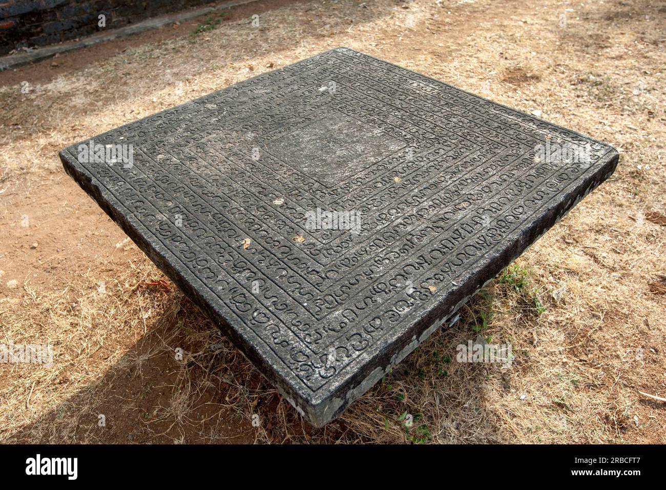 The 12th century Stone Seat Inscription of the Arts and Recreation Pavillion within the Island ...