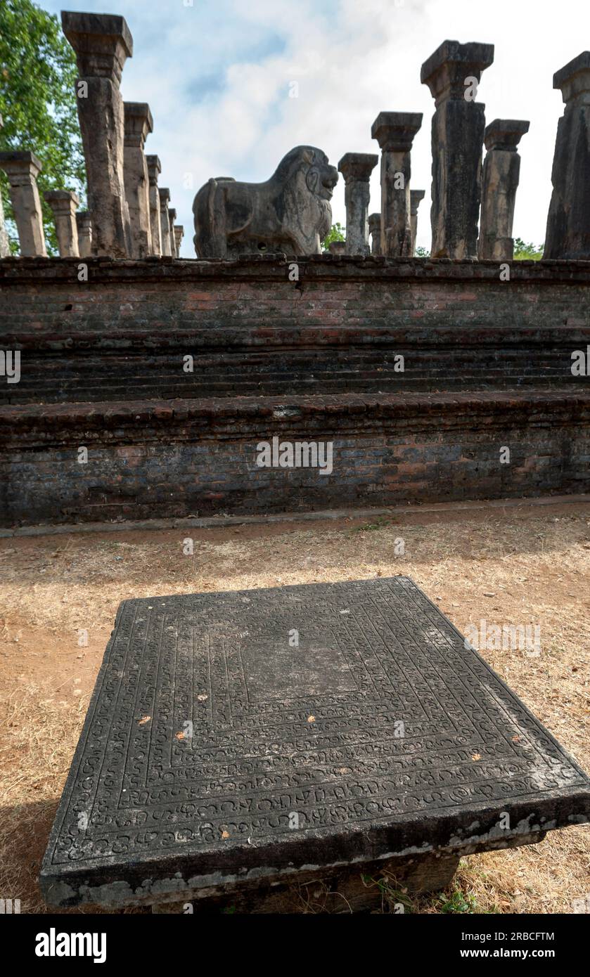 The 12th century Stone Seat Inscription of the Arts and Recreation ...