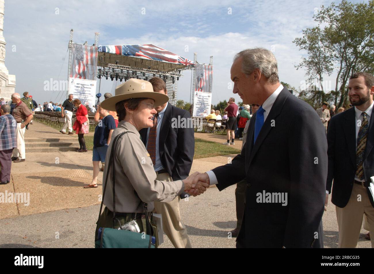 Visit of Secretary Dirk Kempthorne to Yorktown, Virginia to deliver the ...