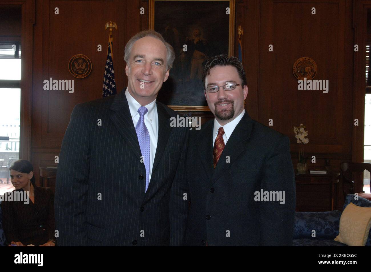Secretary Dirk Kempthorne and aides meeting at Main Interior with Utah ...