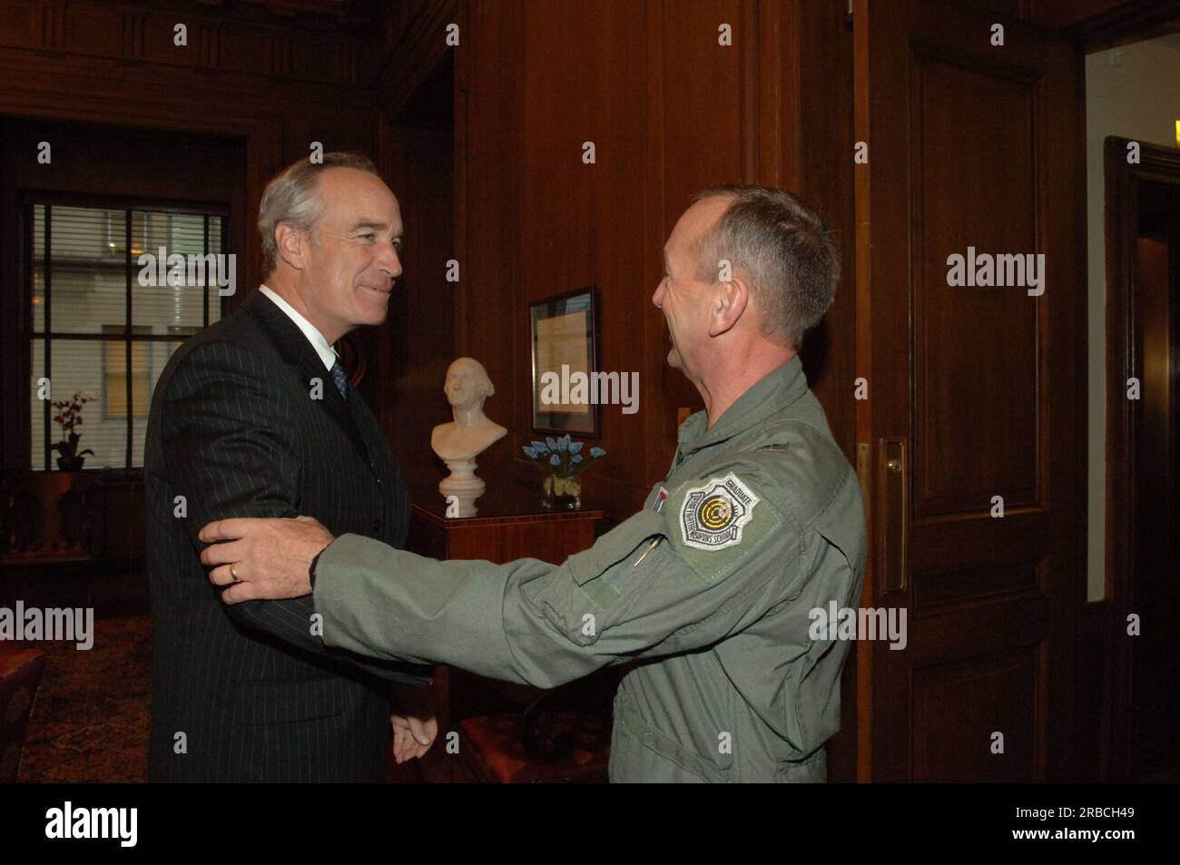 Secretary Dirk Kempthorne meeting at Main Interior with military ...