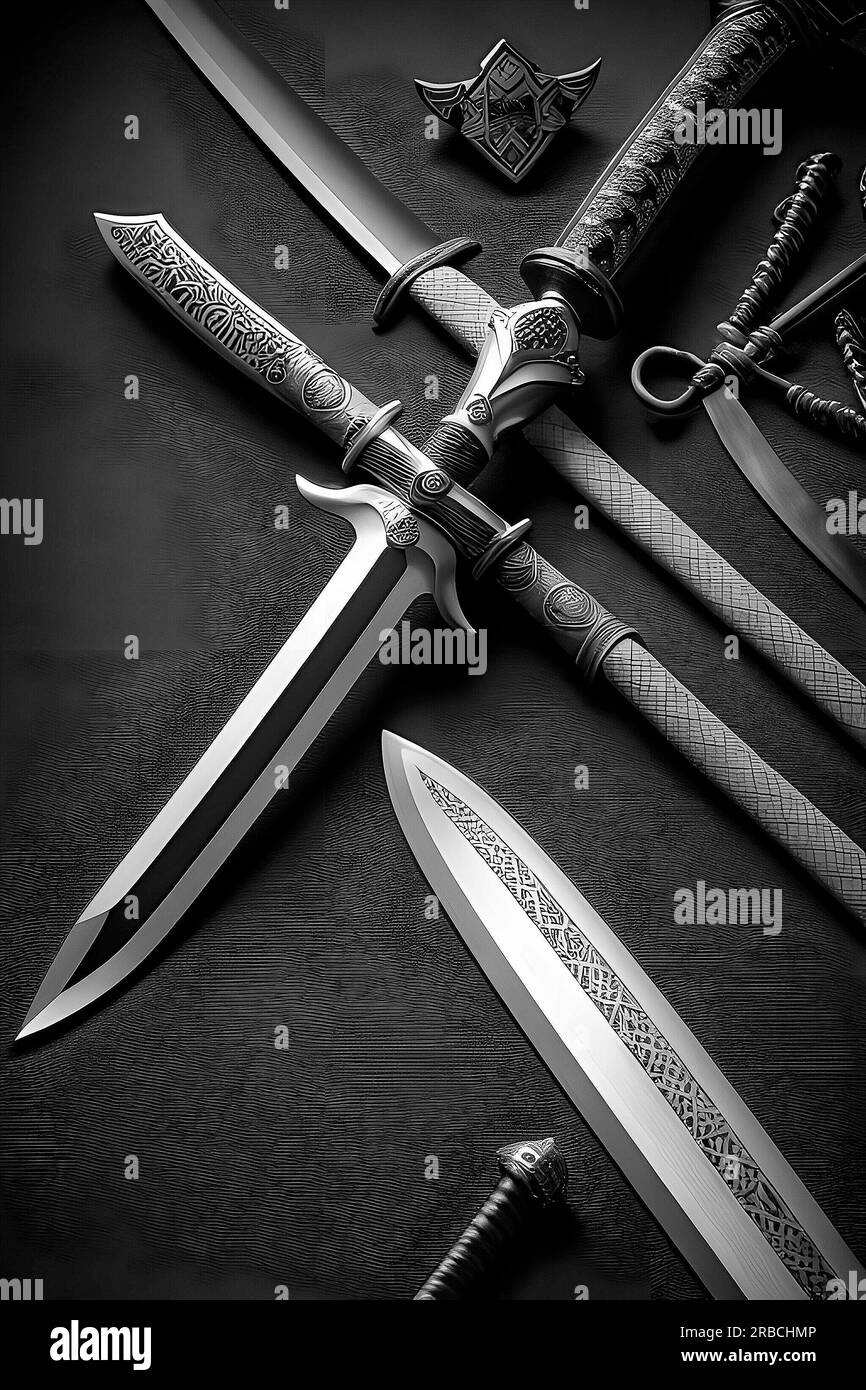 Swords images Black and White Stock Photos & Images - Alamy