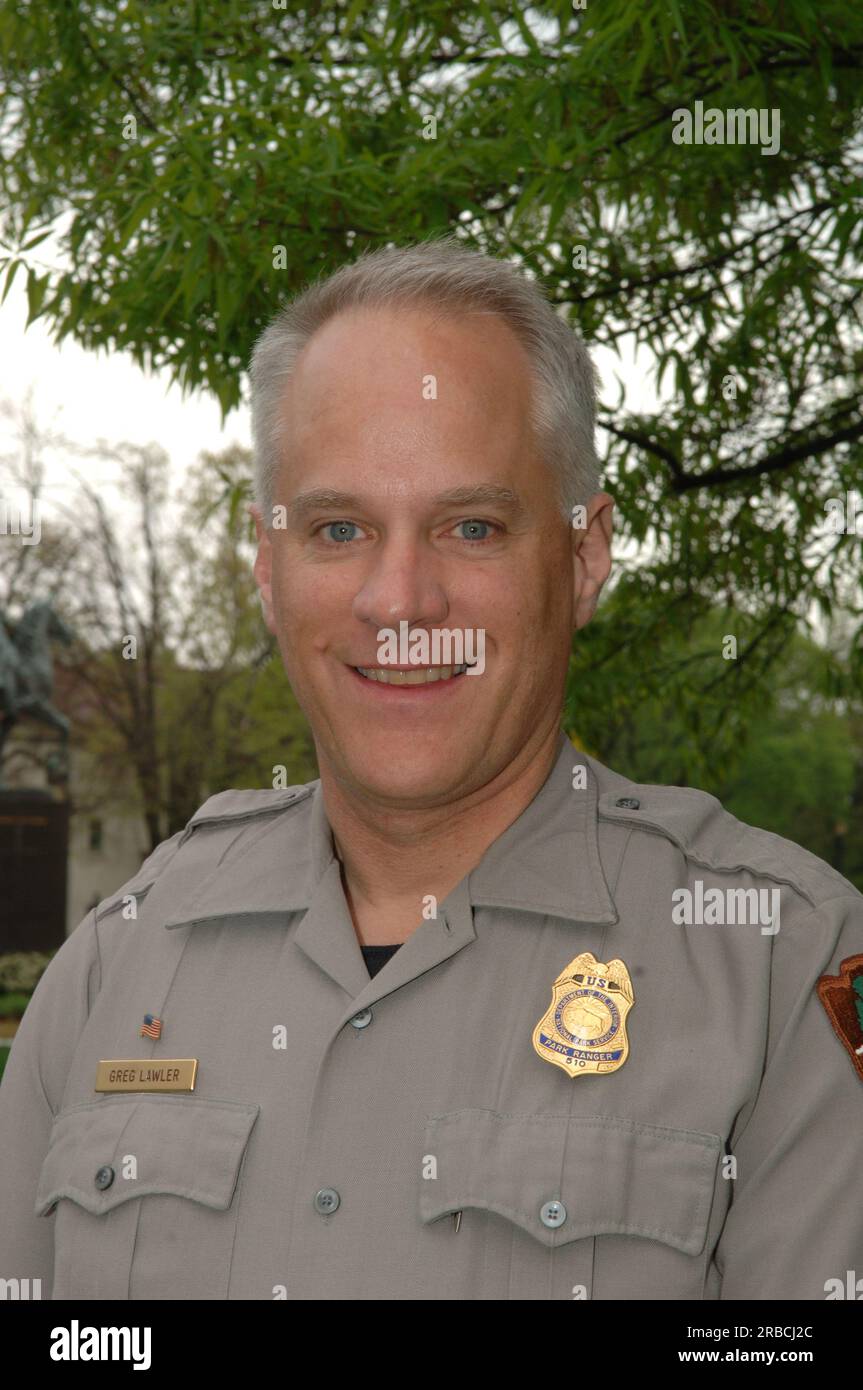 Portrait of Greg Lawler, Yosemite National Park Ranger Stock Photo - Alamy