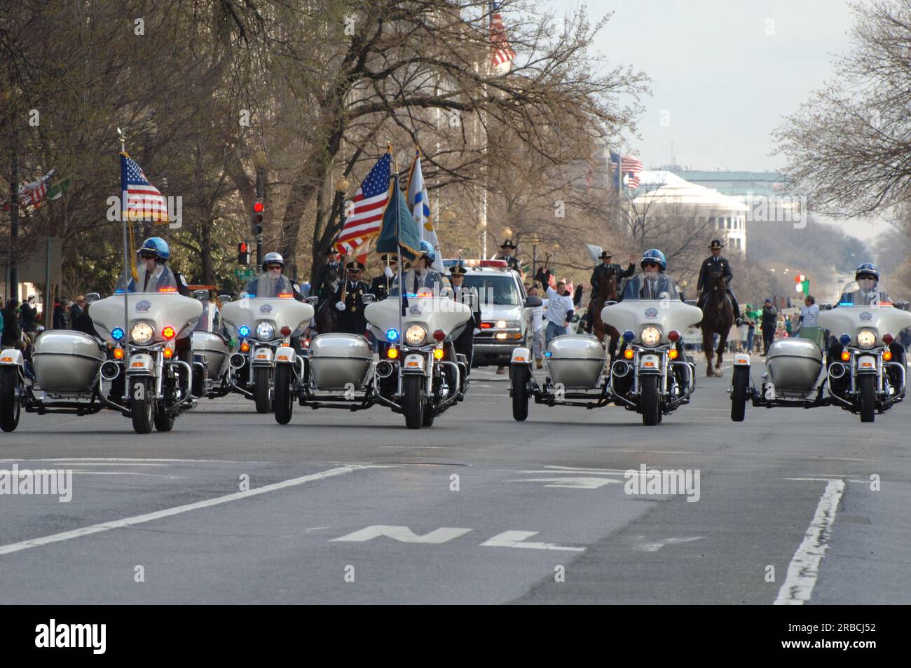 Annual St. Patrick's Day Parade along Constitution Avenue, Washington ...