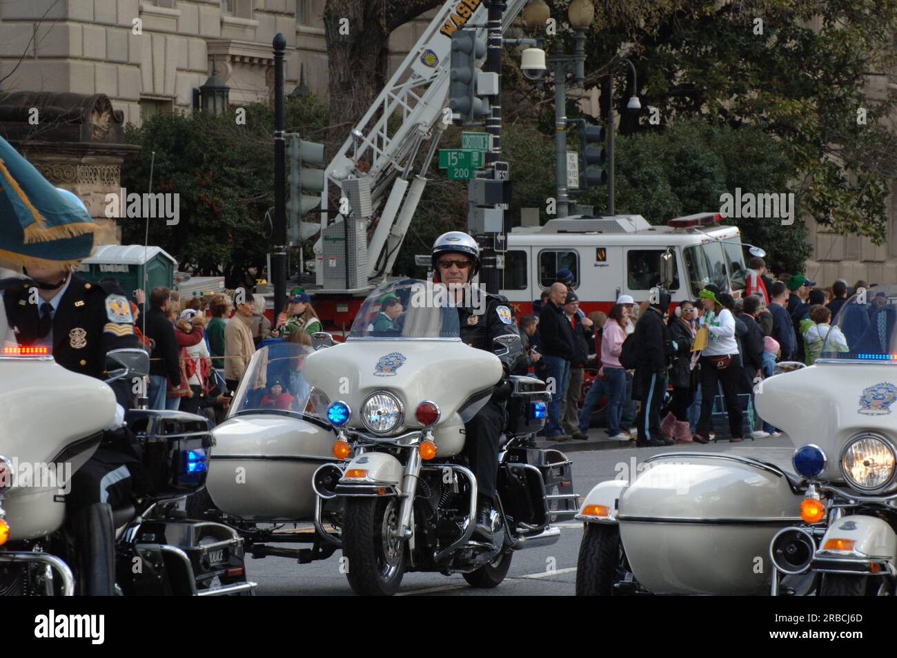 Annual St. Patrick's Day Parade along Constitution Avenue, Washington ...