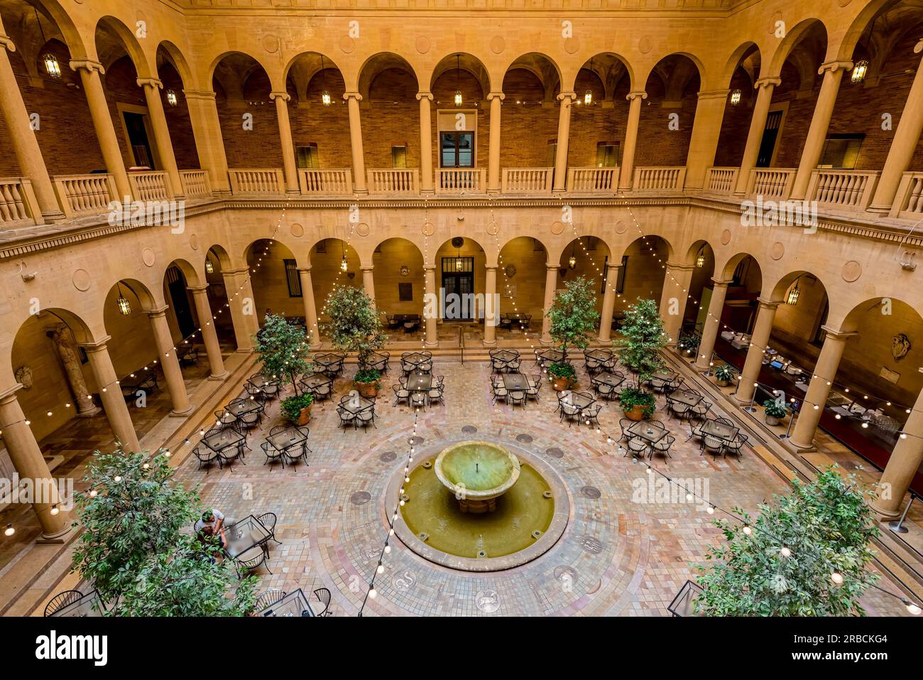 Kansas City, Missouri, USA- July 6, 2023: The Italian architecture of ...