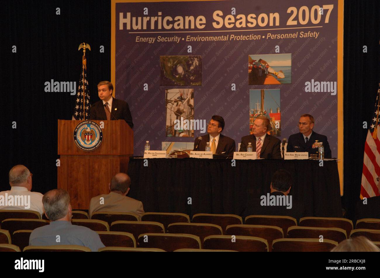 Minerals Management Service (MMS)-sponsored briefing, at Main Interior ...