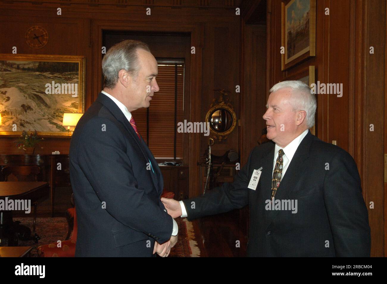 Secretary Dirk Kempthorne at Main Interior with Thomas Moss, U.S ...