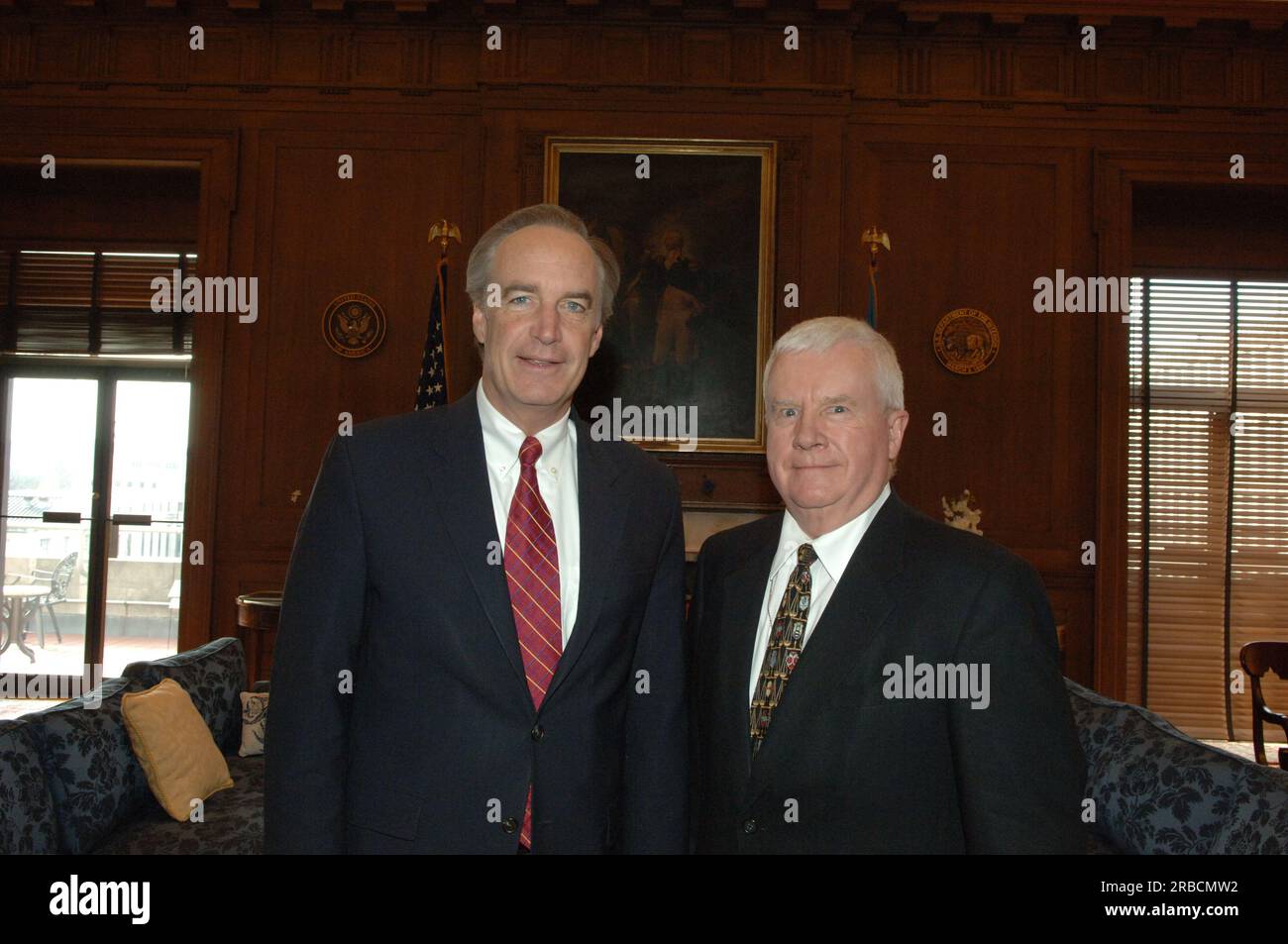 Secretary Dirk Kempthorne at Main Interior with Thomas Moss, U.S ...