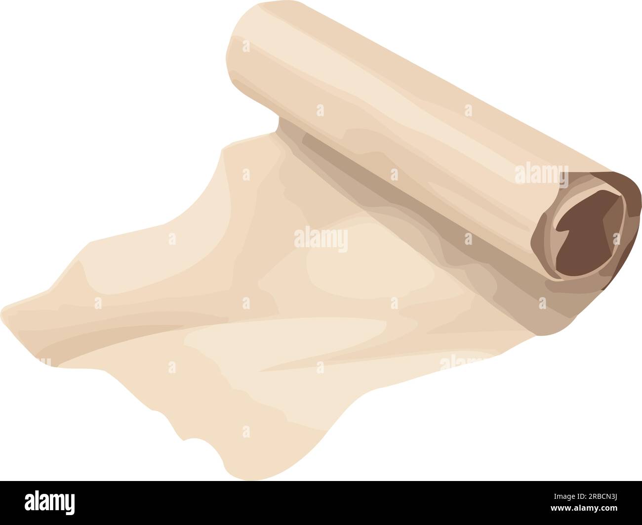 crumpled paper roll icon isolated Stock Vector Image & Art - Alamy