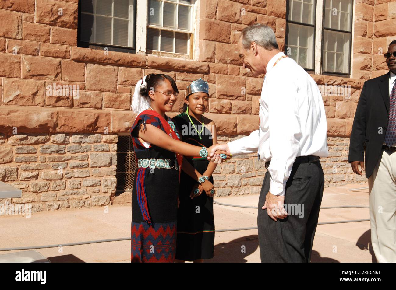 Visit of Secretary Dirk Kempthorne to the Tuba City Boarding School on ...