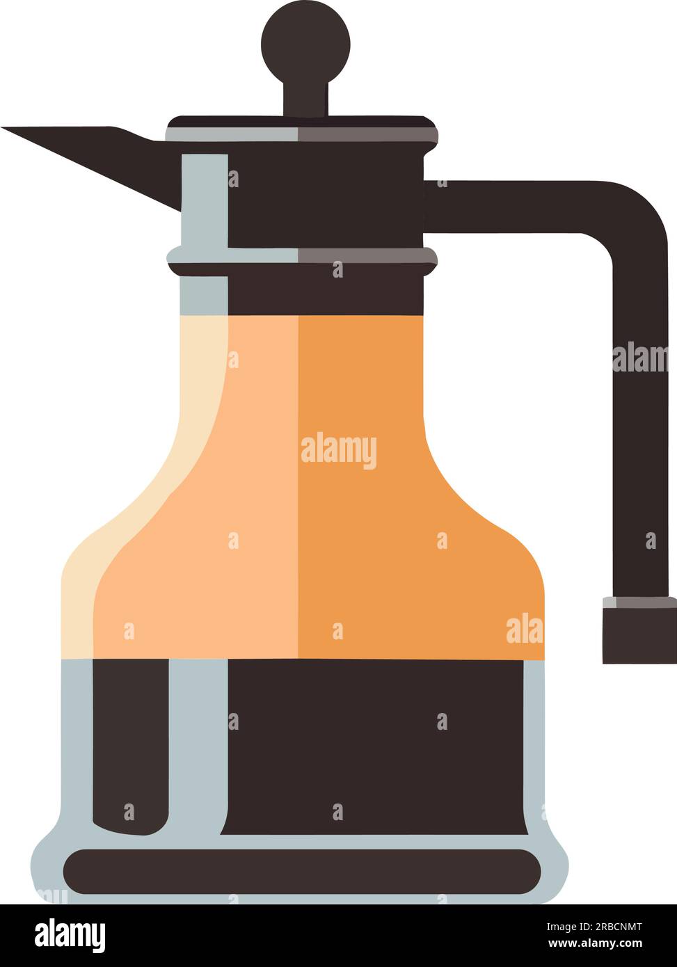 Single object symbolizes caffeine addiction in kitchen Stock Vector ...