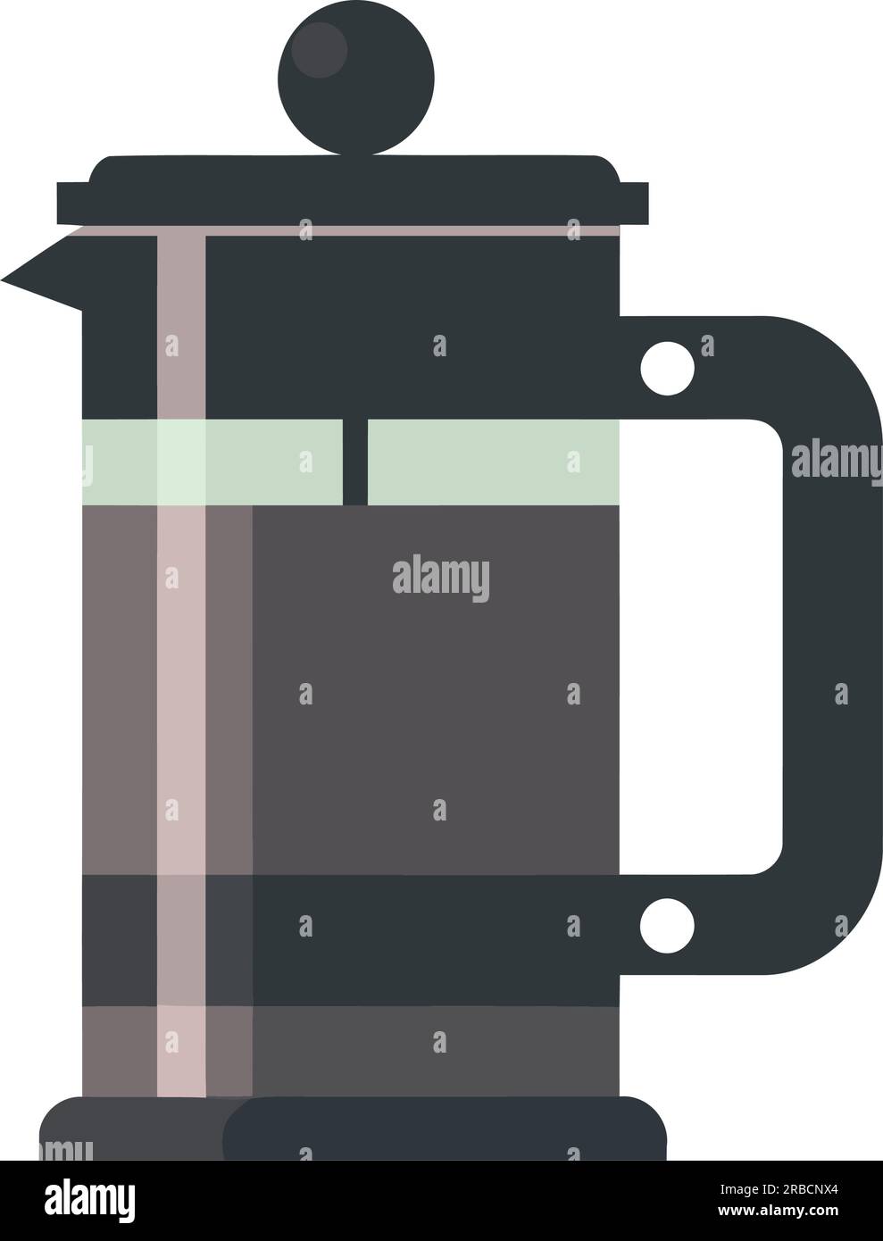 A shiny mug of fresh cappuccino design Stock Vector Image & Art - Alamy