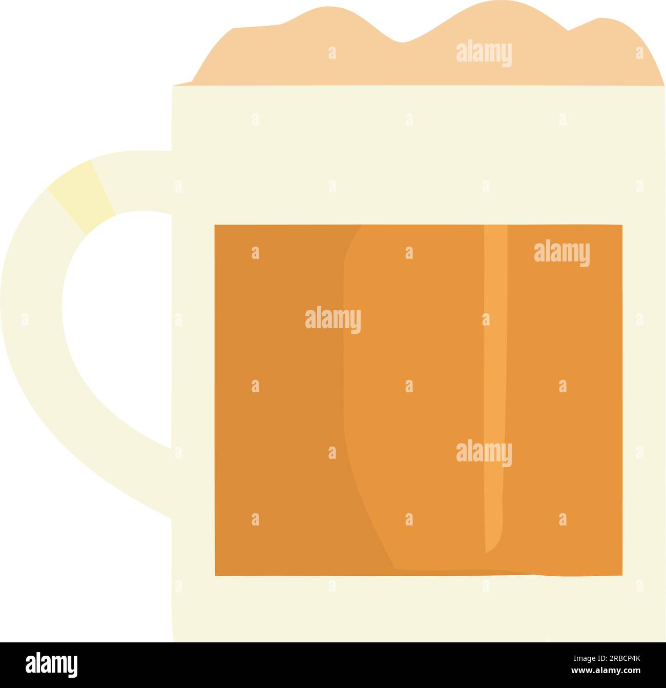 Frothy beer symbol on Stock Vector Images - Alamy