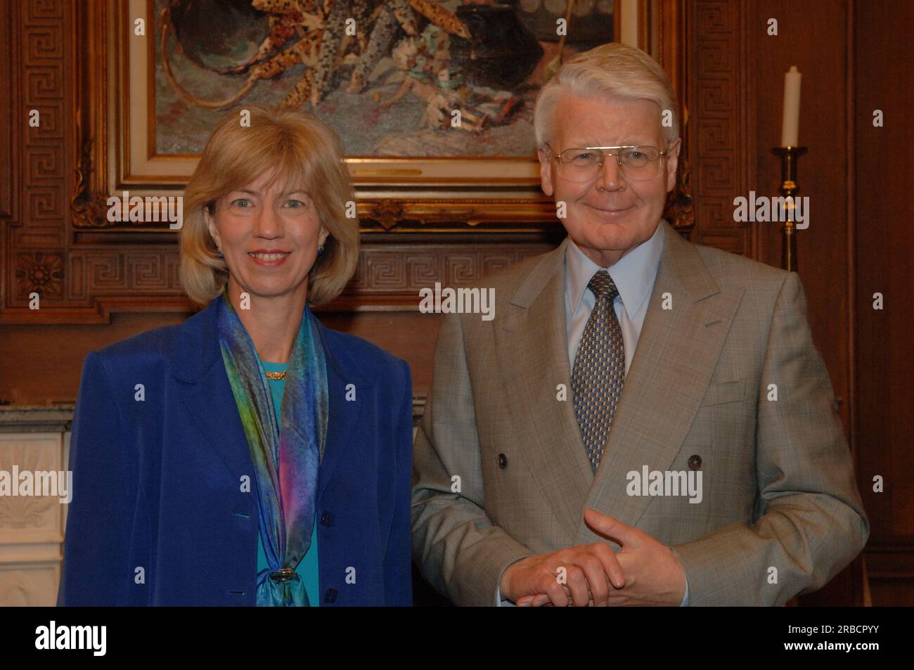 Amy Lamb photography exhibit opening at Main Interior, with Secretary ...