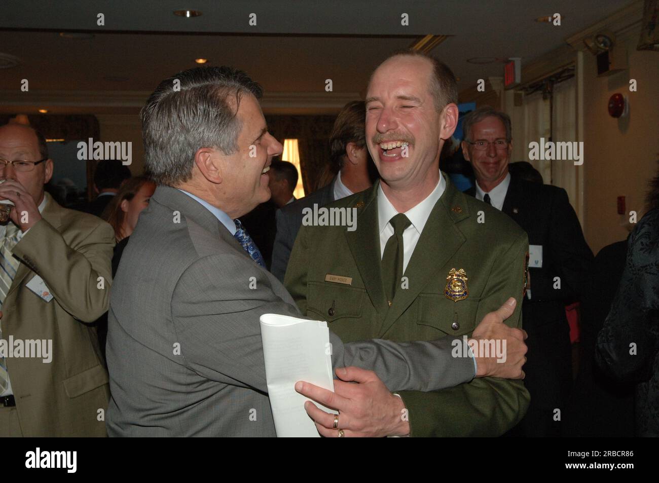 Ceremony bestowing the 2008 Harry Yount Ranger Award on Gary Moses, the ...