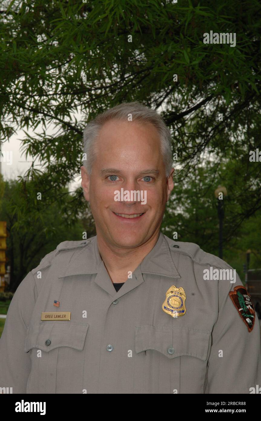 Portrait of Greg Lawler, Yosemite National Park Ranger Stock Photo - Alamy