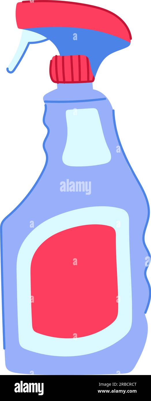 fresh bathroom cleaner cartoon vector illustration Stock Vector Image ...