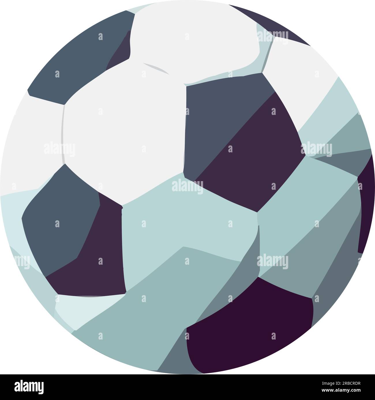Soccer ball symbolizes fun activity and competition Stock Vector Image ...