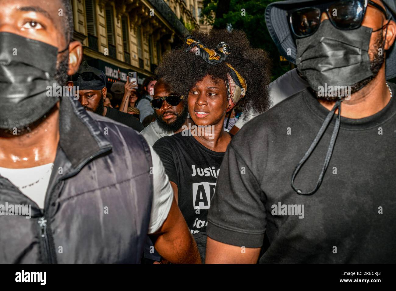 Paris, France. 08th July, 2023. Assa Traore, sister of Adama Traore ...