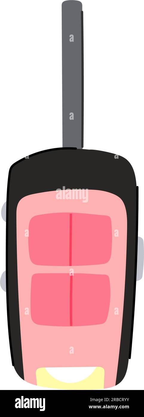 remote car key cartoon vector illustration Stock Vector Image & Art - Alamy