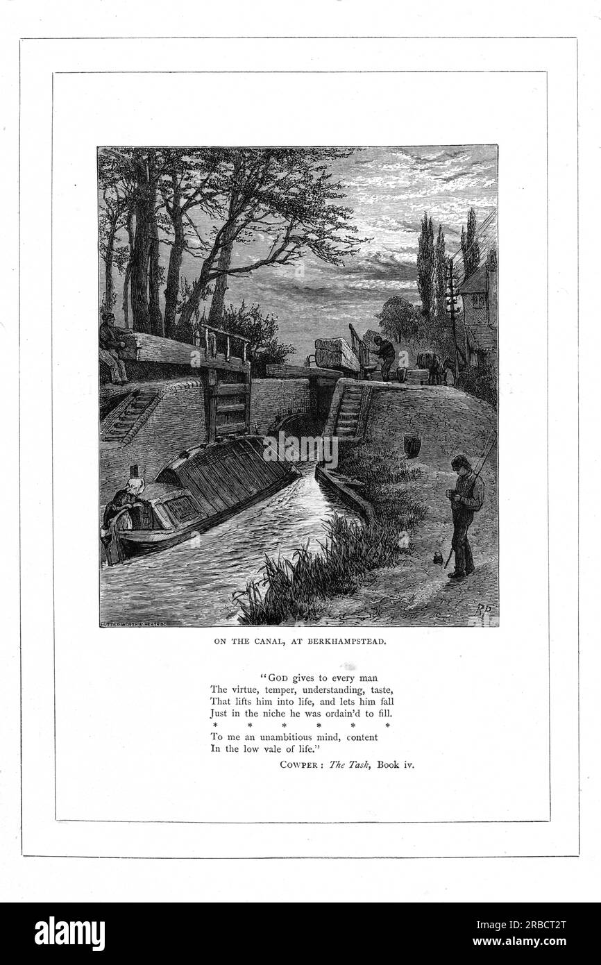 Berkhampstead - Engraving by Charles Butterworth & Richard Heath (1831 ...