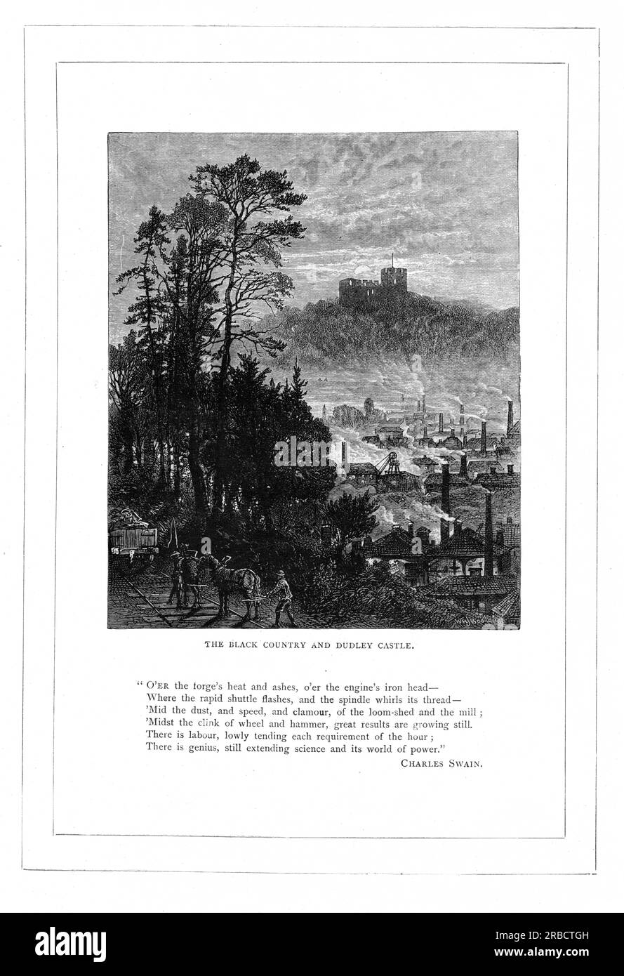 The Black Country - Engraving by Charles Butterworth & Richard Heath ...